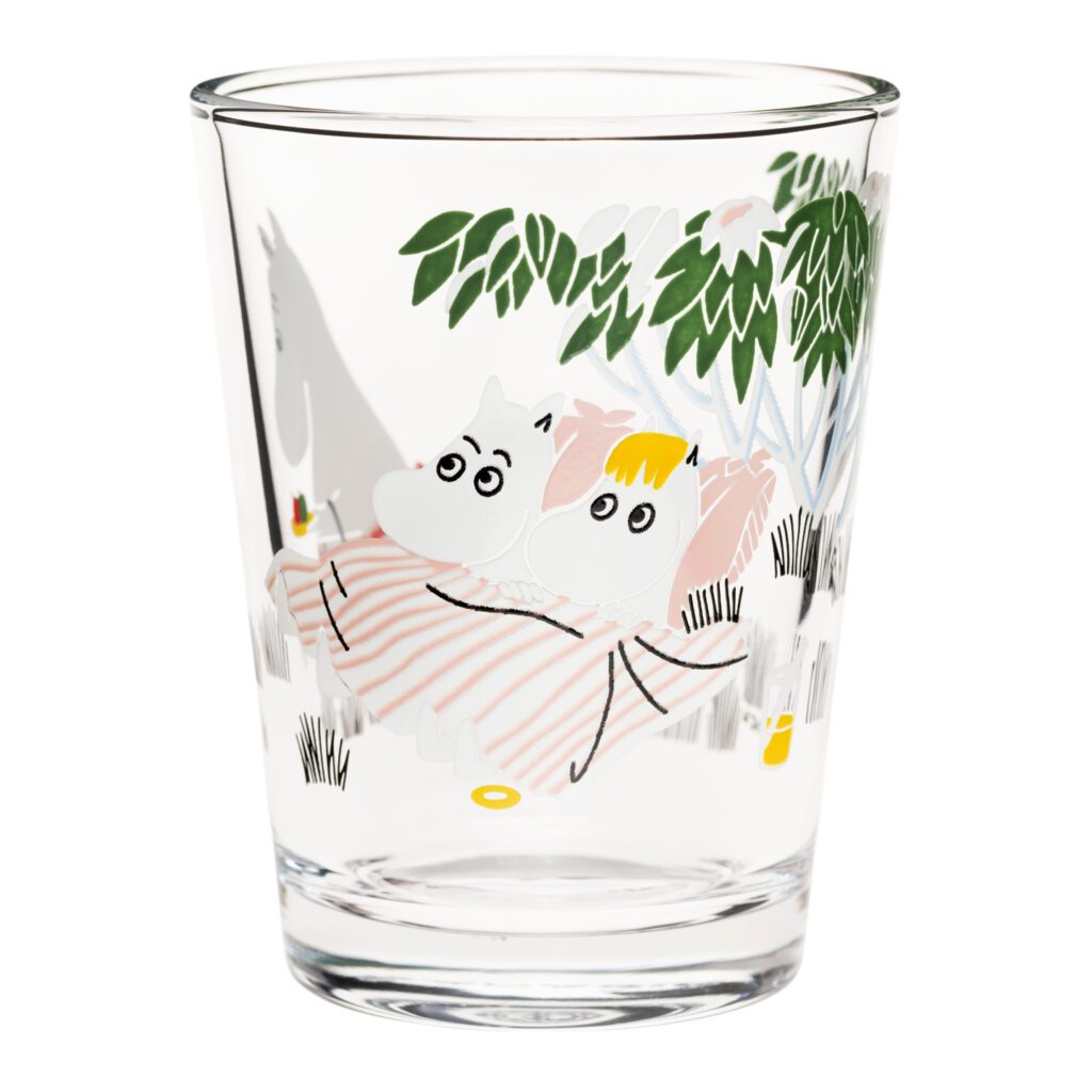 Mumin Dricksglas - Sommar, 6-pack - Lilla Stork